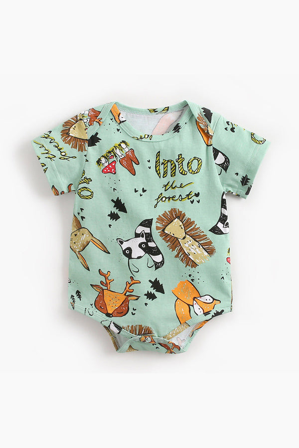 Organic Cotton Animal Romper - Mama Panda